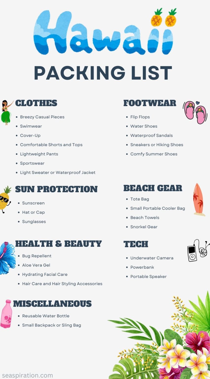 Hawaii Packing List: Essentials and What To Leave Behind